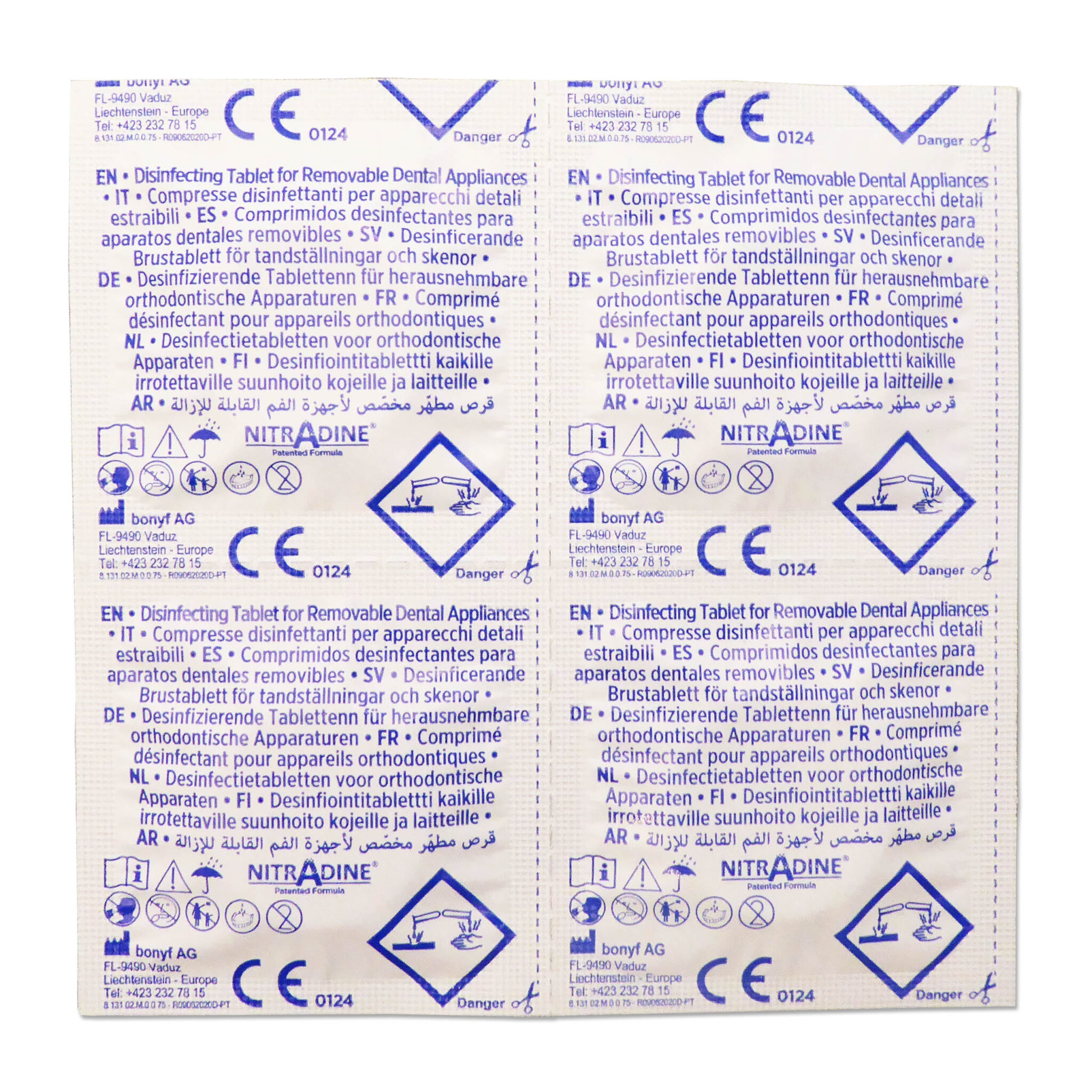 Nitradine Cleaning Tablets - Dental Aesthetics