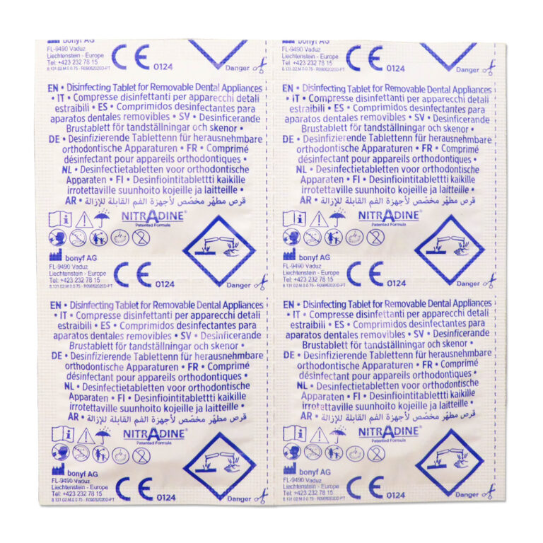 Nitradine Cleaning Tablets - Dental Aesthetics
