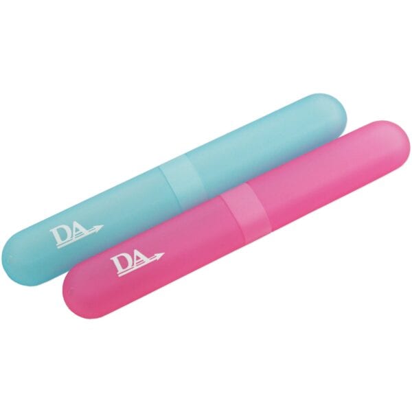 Toothbrush Case x 2 ~ Pink & Blue - Dental Aesthetics