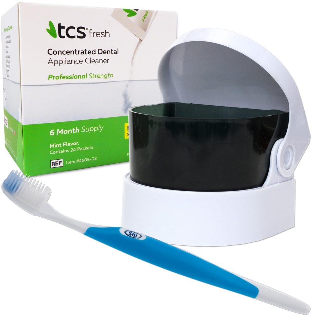 TCS, Sonic Cleaner & Silicone Toothbrush - Dental Aesthetics