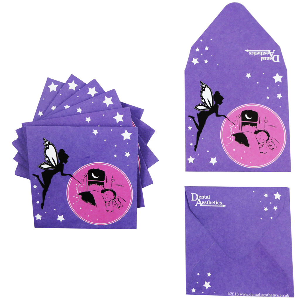 Tooth Fairy Envelopes ~ Set of 8 & 4 Toothbrushes - Dental Aesthetics