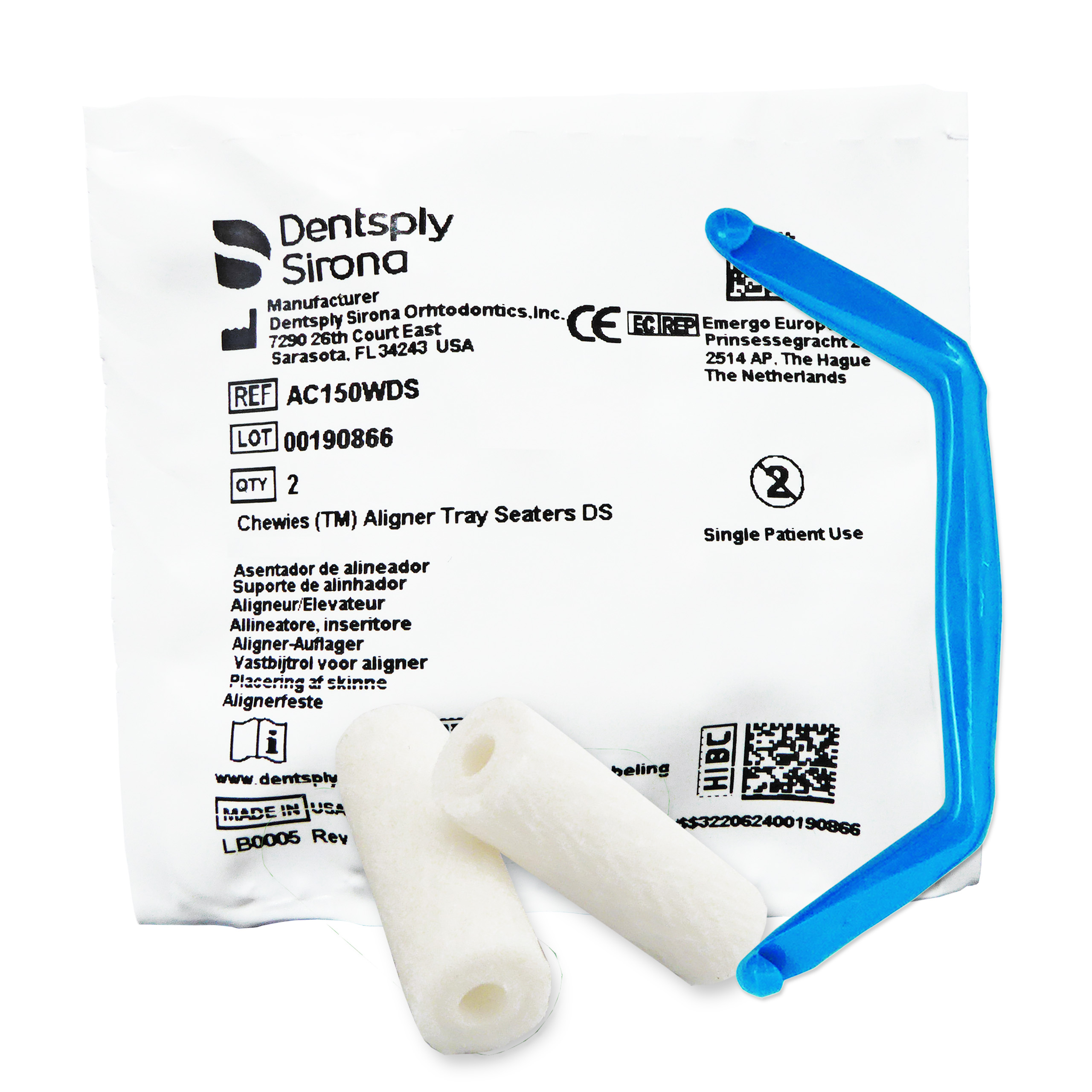 2 x Aligner Chewies + 1 x Art Tool - Dental Aesthetics