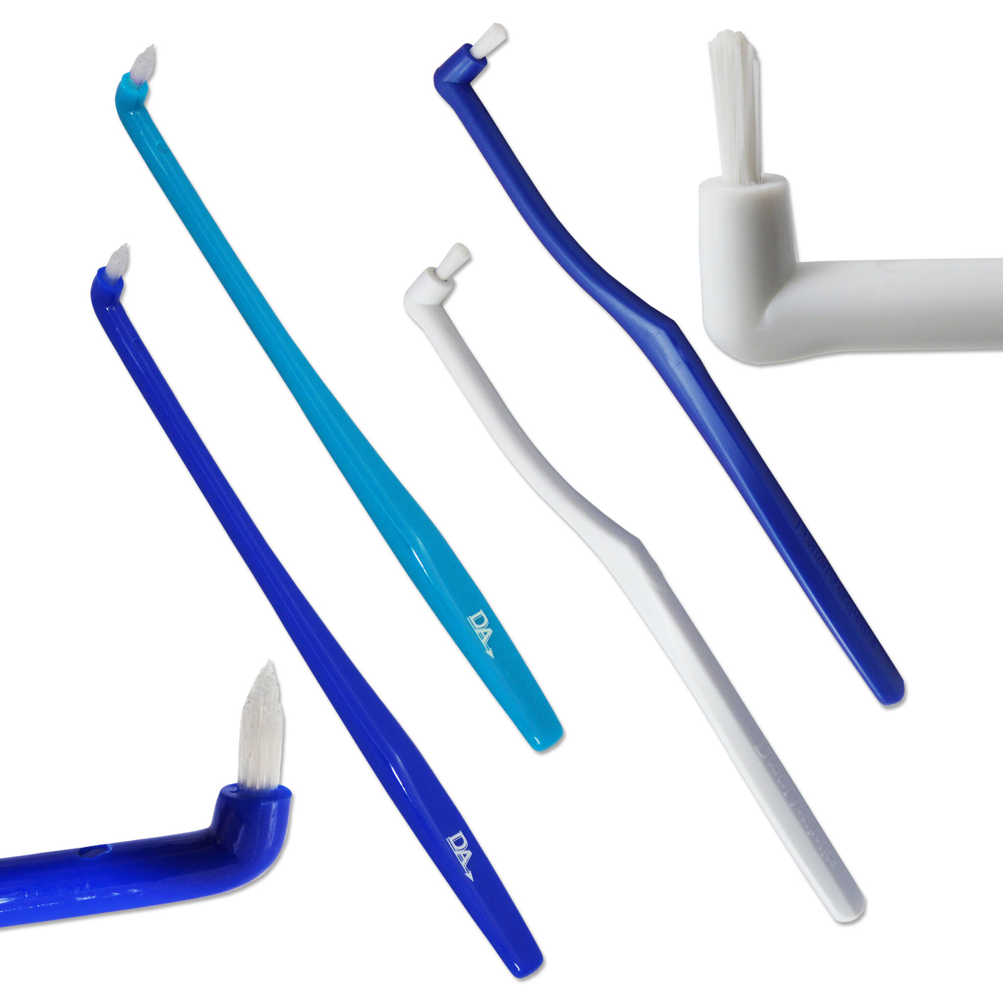 2 x Slim Interspace & 2 x Super Slim Interspace Toothbrushes - Dental ...