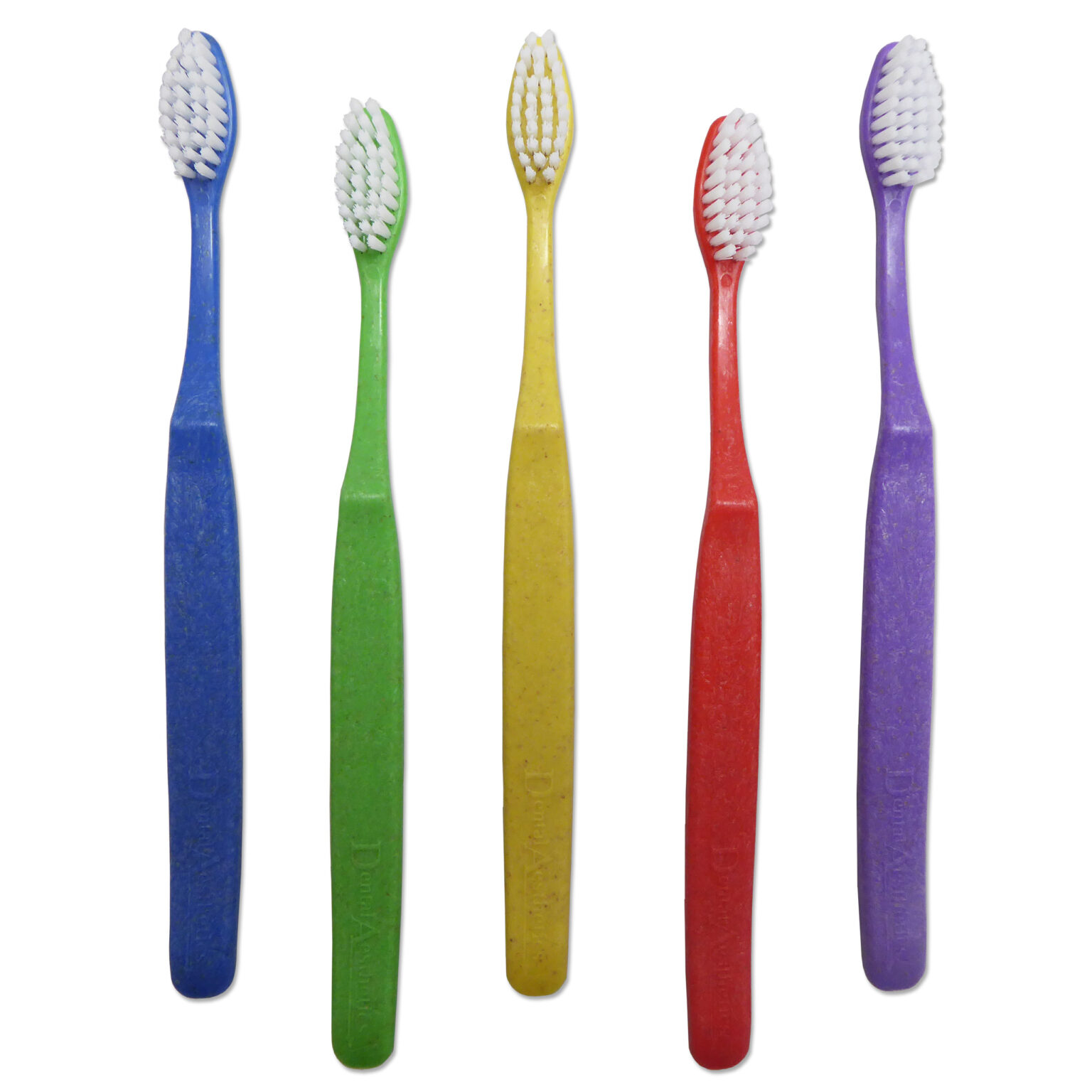 Children's Toothbrushes ~ Wheat Straw Set of 5 - Dental Aesthetics